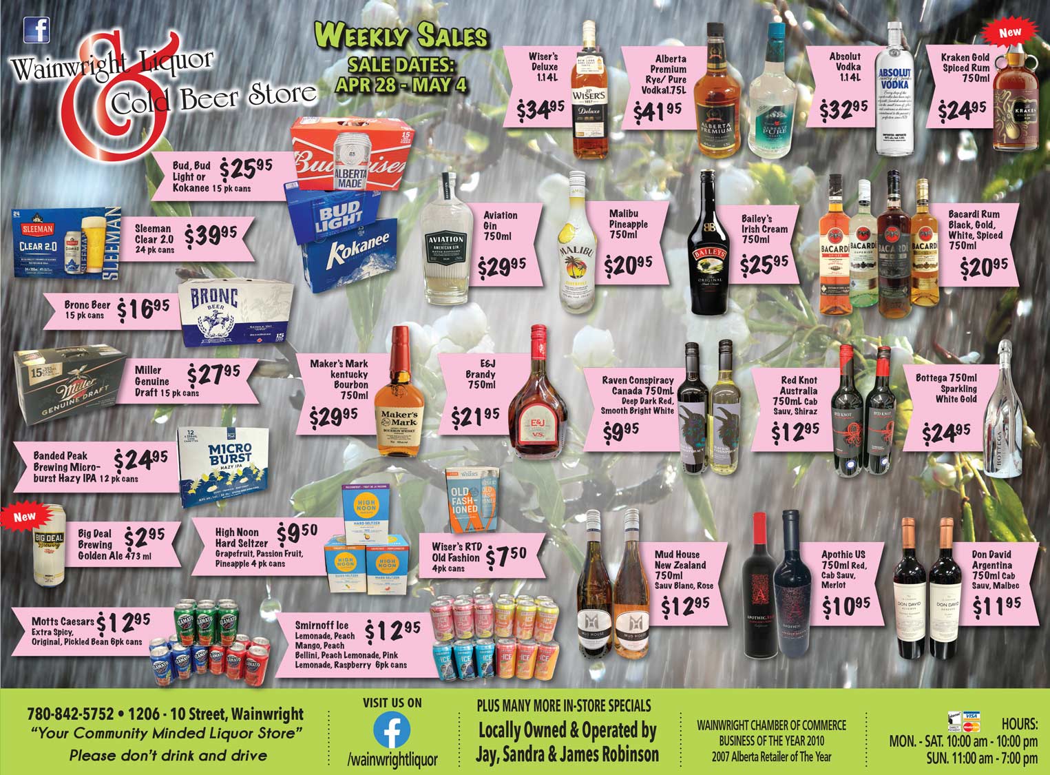 On Sale – Wainwright Liquor & Cold Beer Store