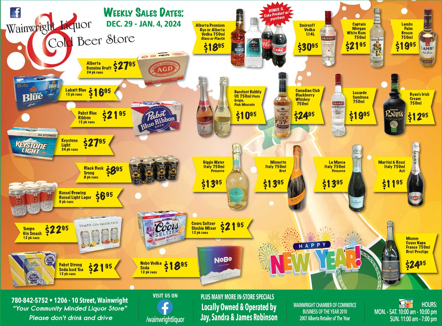 On Sale – Wainwright Liquor & Cold Beer Store